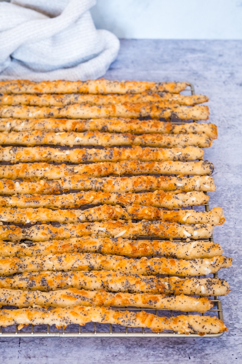Soft and Cheesy Sourdough Breadsticks with Poppy Seeds (Gluten-Free ...