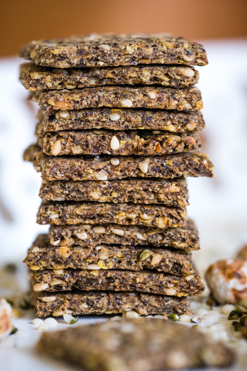Keto Crackers with Tiger Nut Flour and Hemp (Vegan, GF) - Creative in ...