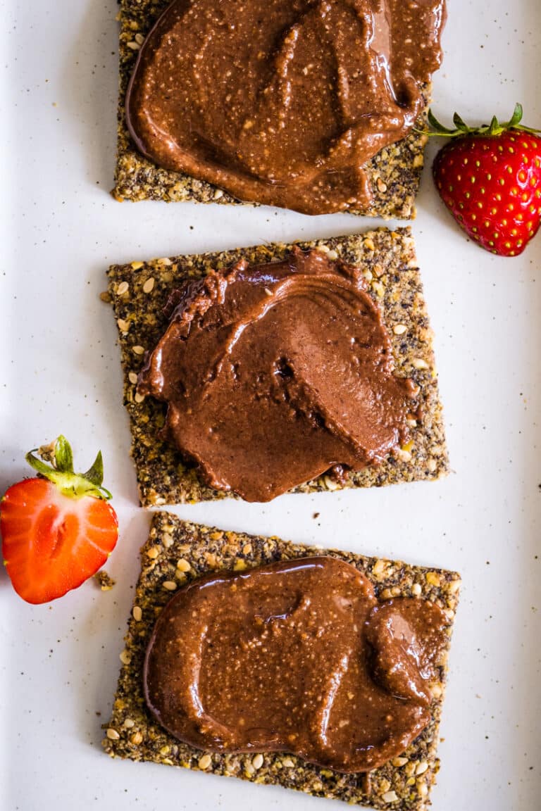 Healthy Sugar-Free Nutella (Ready in 5 Minutes!) - Creative in My Kitchen