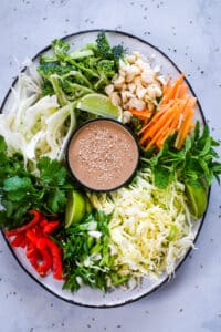 Crunchy Asian Salad, Two Ways (Soy-Free Dressing) - Creative in My Kitchen