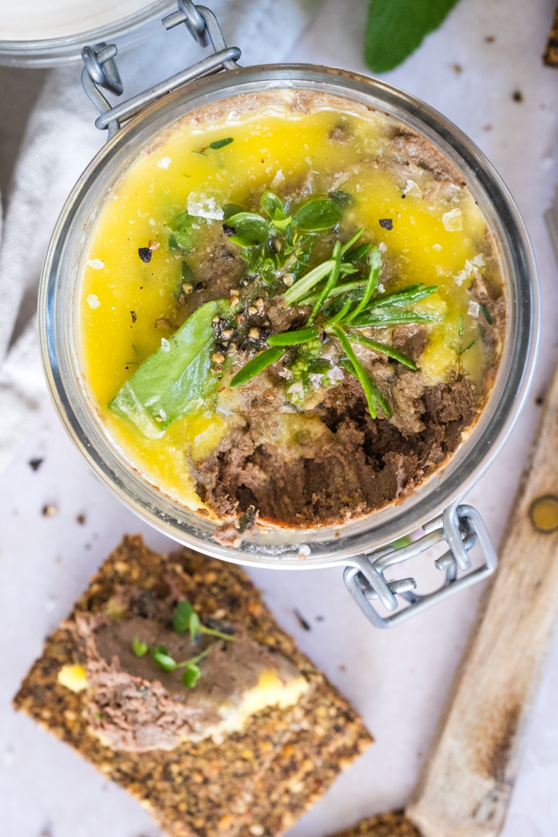 Chicken Liver Pate with Fresh Herbs - Creative in My Kitchen