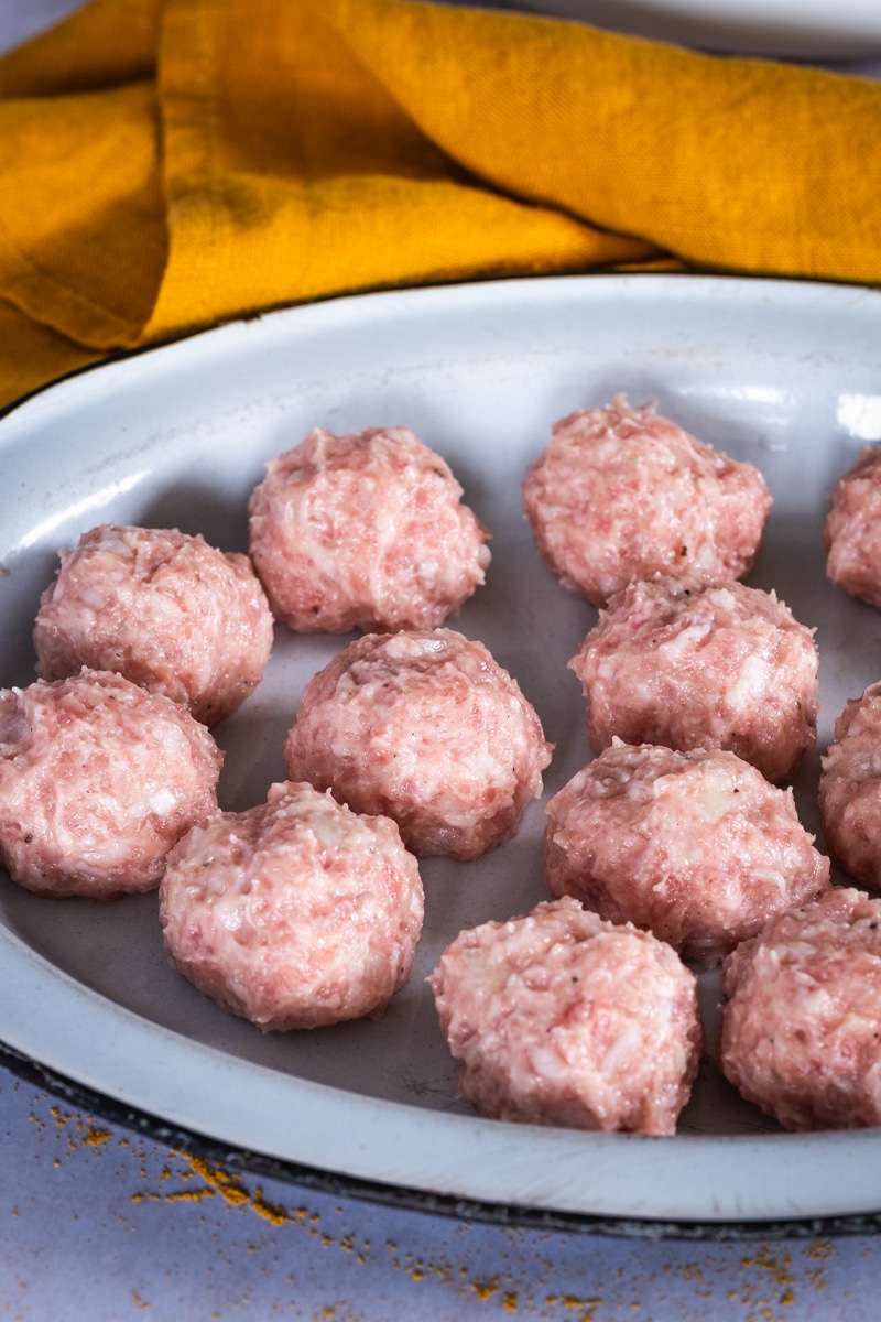 Boiled Meatballs, Scandinavian Style - Creative in My Kitchen