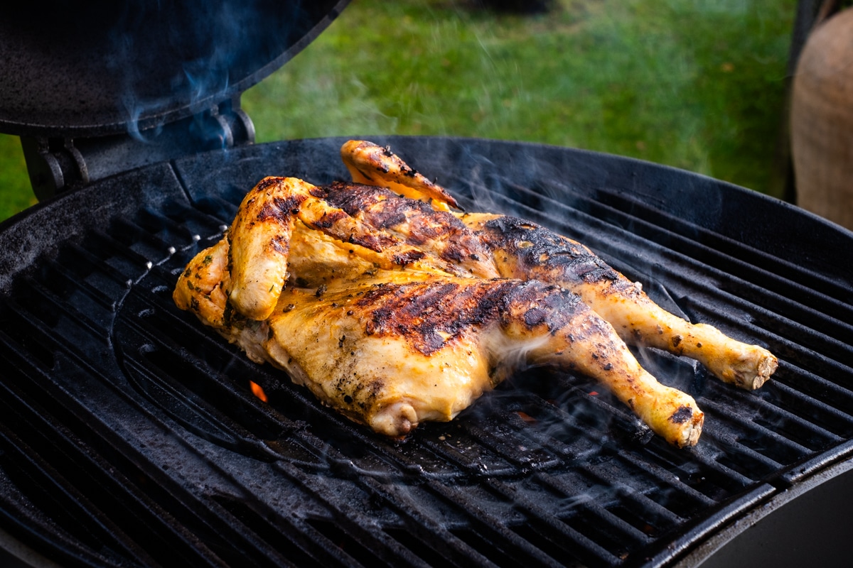 Herb-Infused Grilled Spatchcock Chicken - Creative in My Kitchen