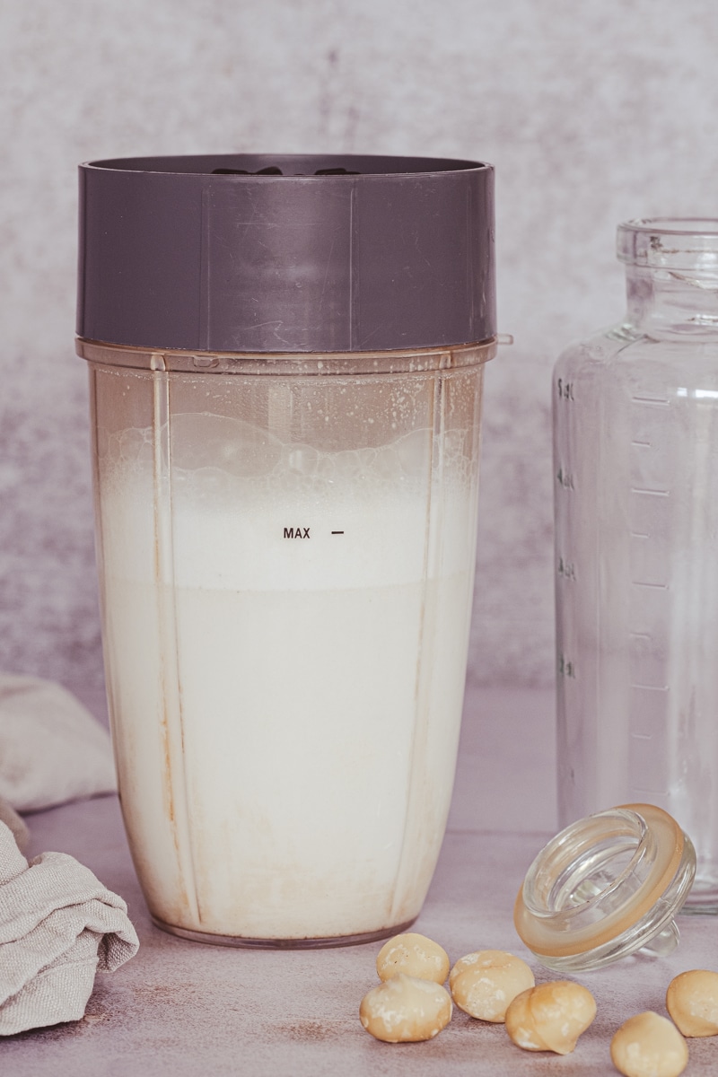Homemade Macadamia Milk - Creative in My Kitchen