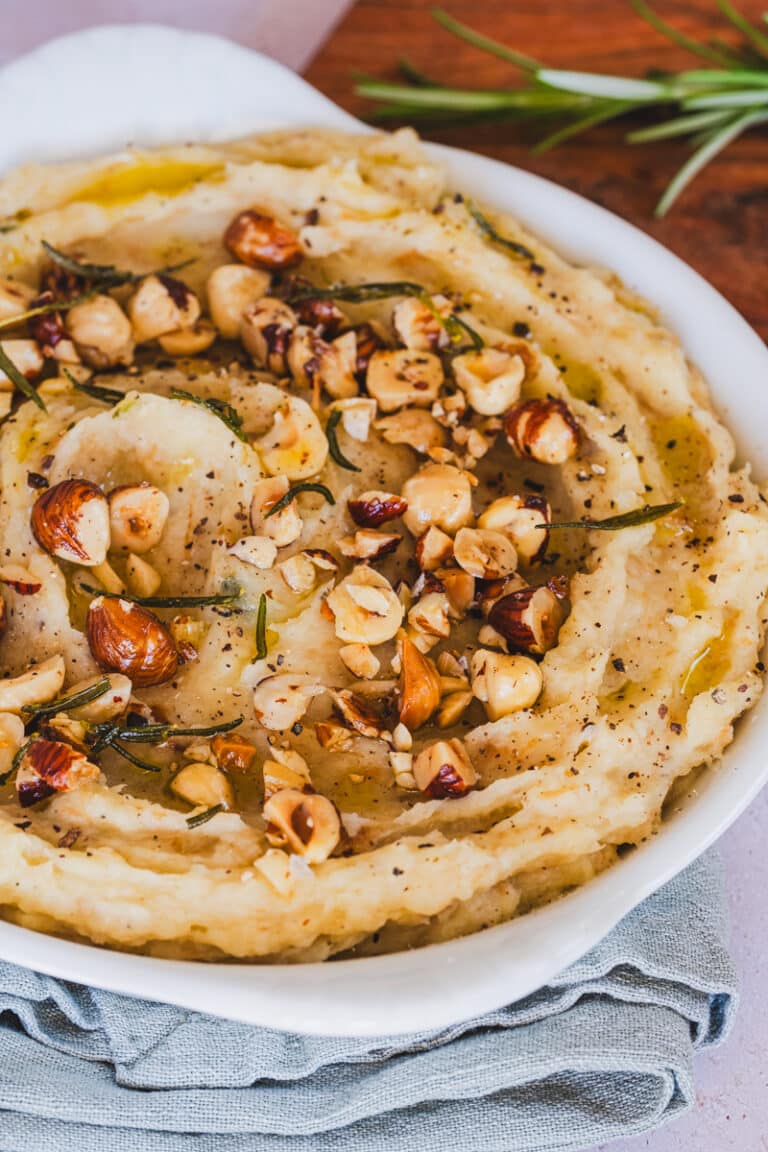 Parsnip Purée with Caramelized Onion and Toasted Hazelnuts - Creative ...
