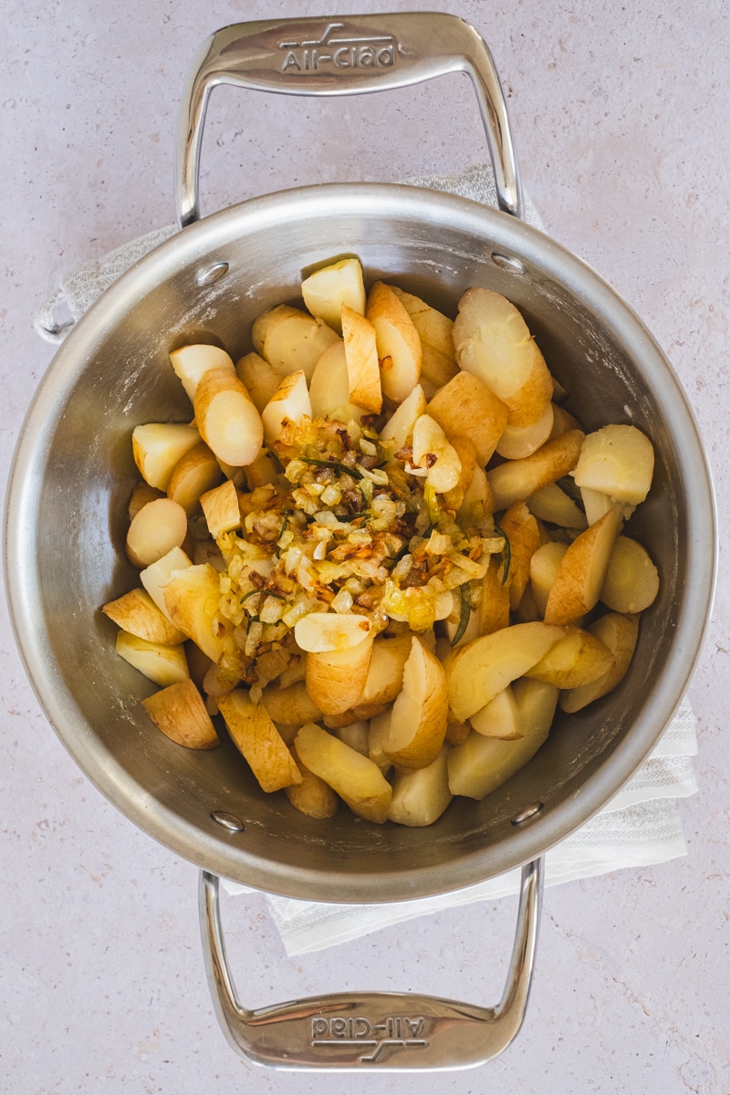 Parsnip Purée with Caramelized Onion and Toasted Hazelnuts - Creative ...