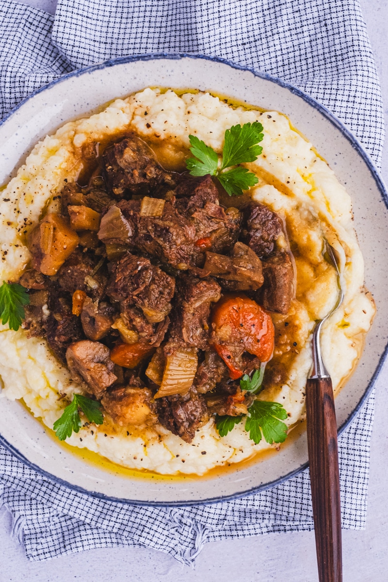 Nourishing Pressure Cooker Beef Stew (Low-Carb) - Creative in My Kitchen