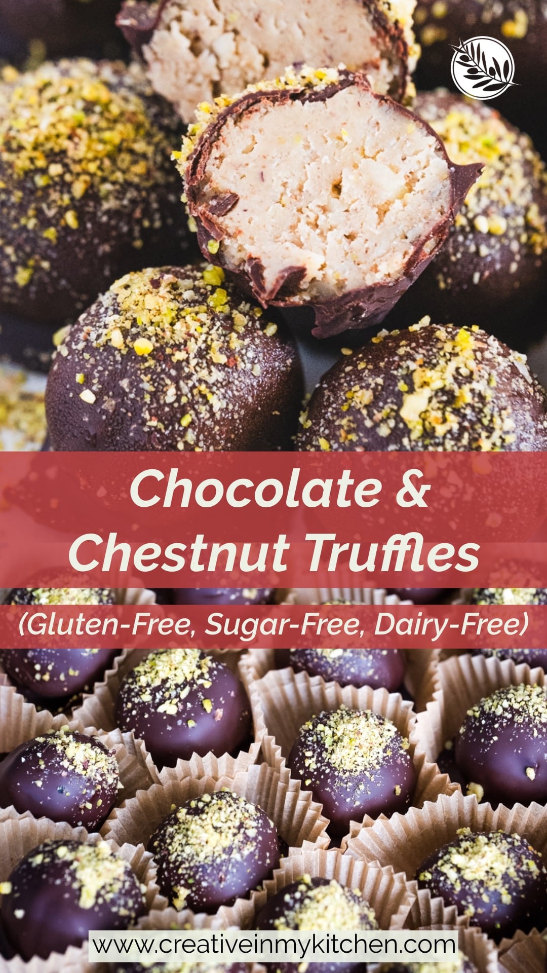 Chocolate-Chestnut Truffles (Sugar-Free) - Creative in My Kitchen