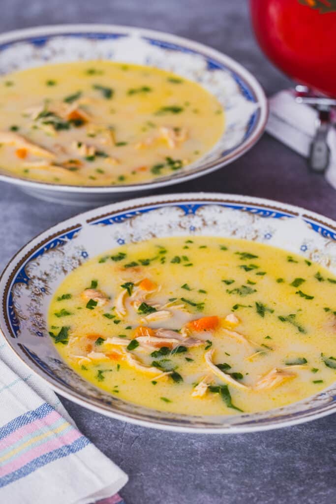 Romanian Chicken Soup (Ciorba Radauteana) - Creative in My Kitchen