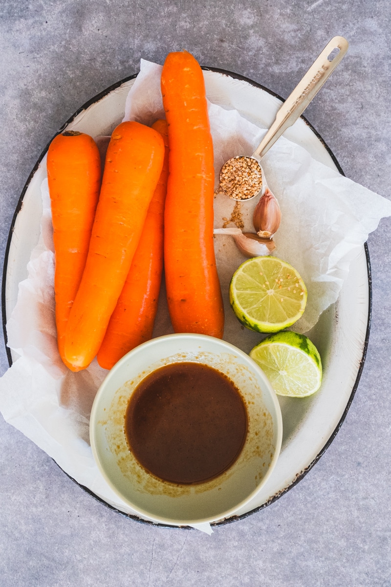 Carrot Ribbon Salad with Sesame Salt - Creative in My Kitchen