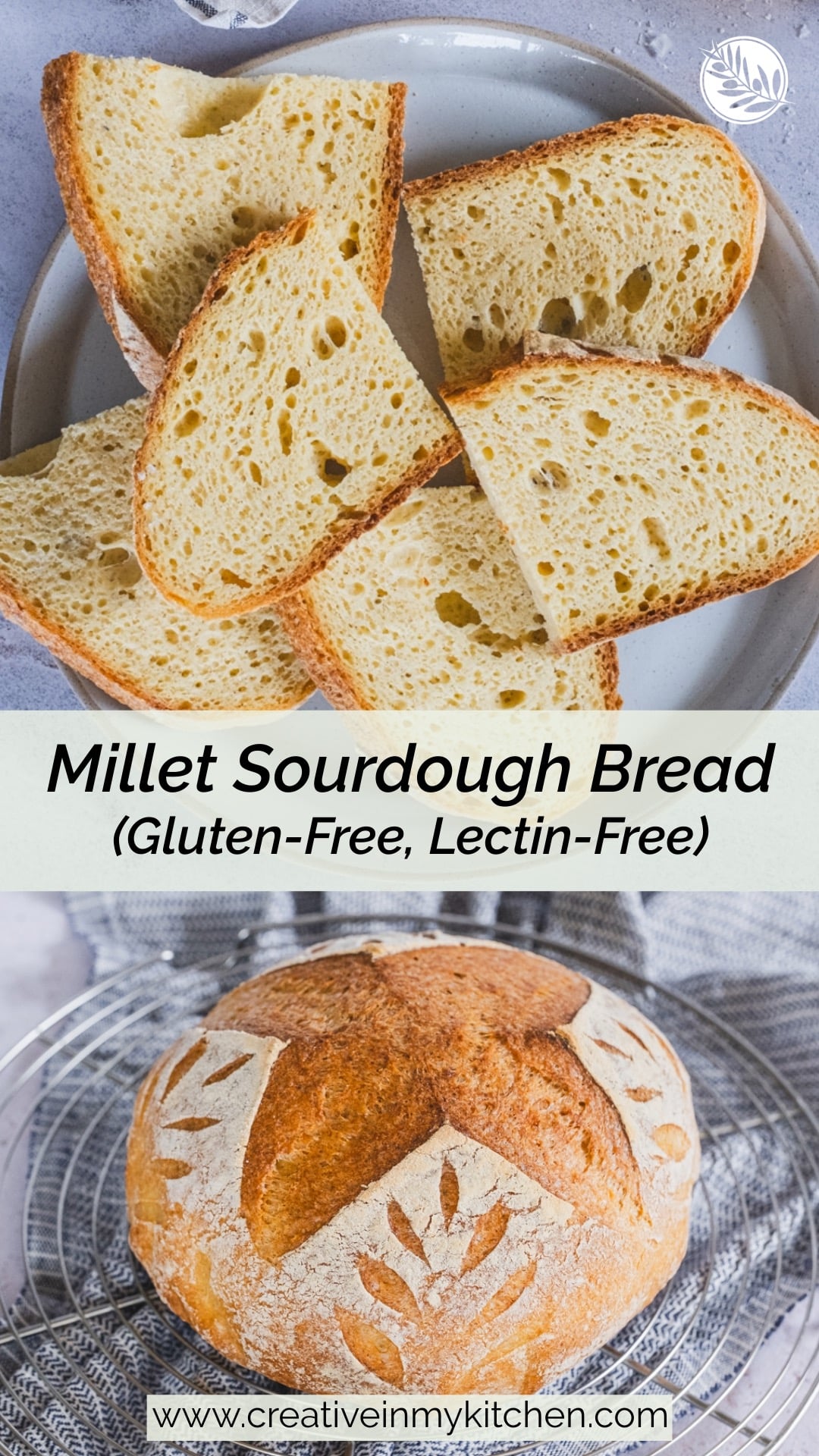 Easy Millet Sourdough Bread (Gluten-Free) - Creative in My Kitchen