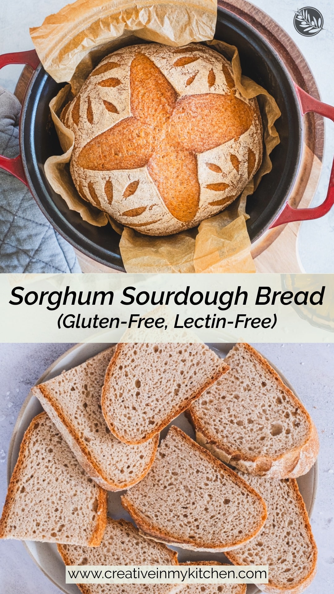 Easy Sorghum Sourdough Bread (Gluten-Free) - Creative in My Kitchen